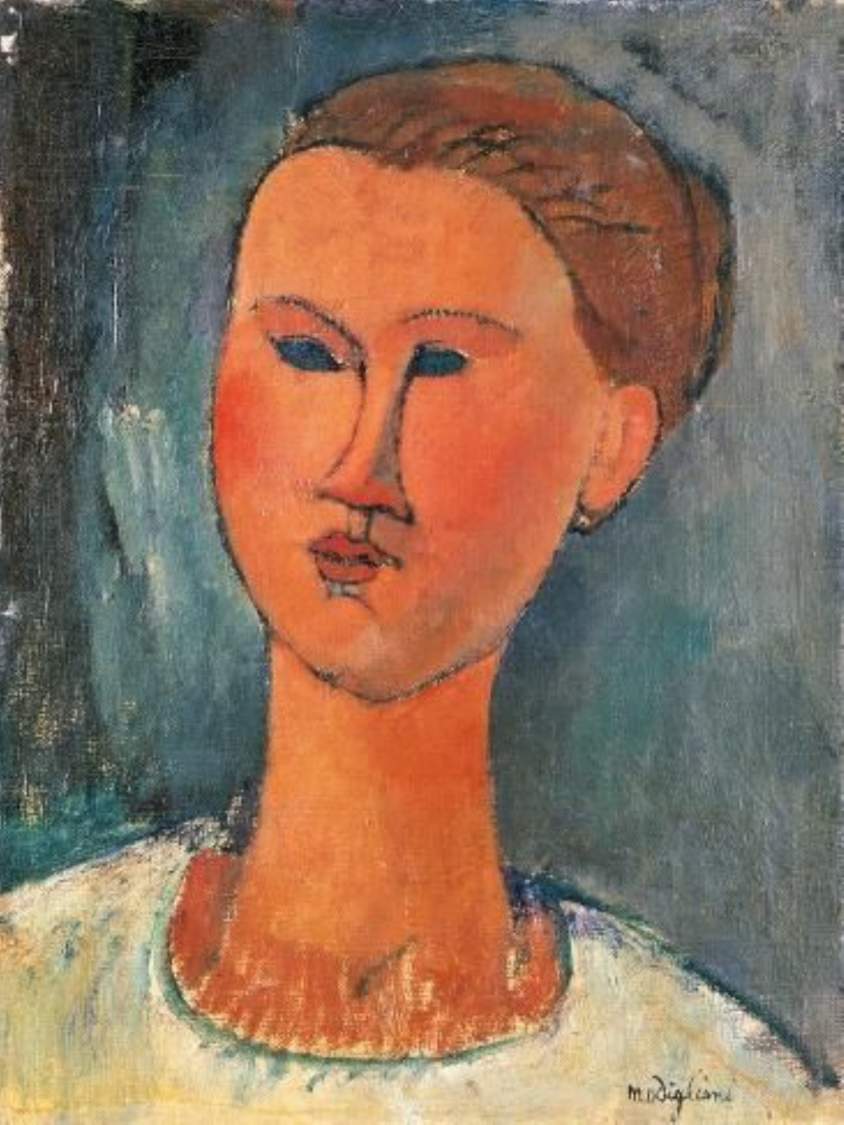 Solve Portrait of a Young Woman ~ Amedeo Modigliani (Italian, 1884-1920 ...