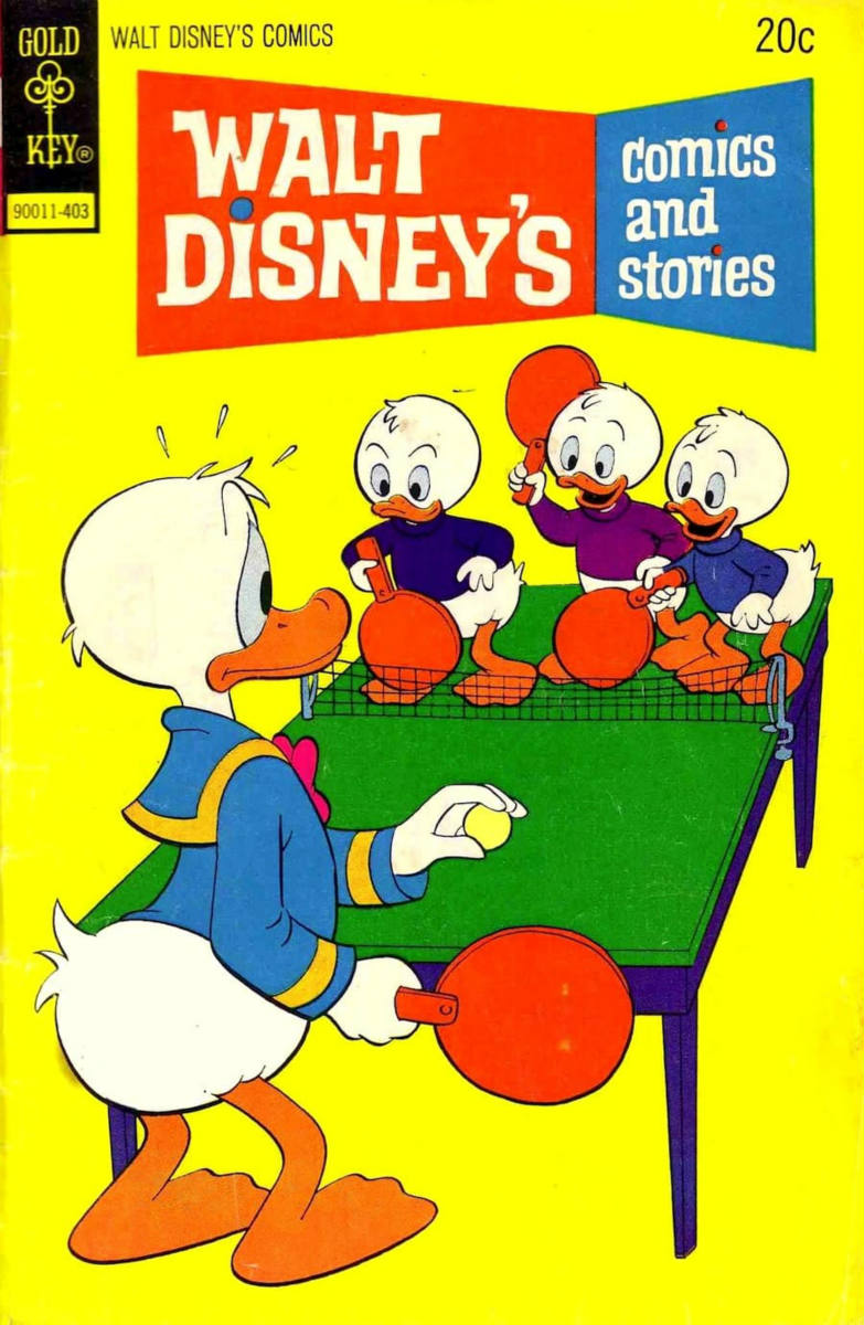 Solve Donald Duck: The Ping Pong Match jigsaw puzzle online with 117 pieces