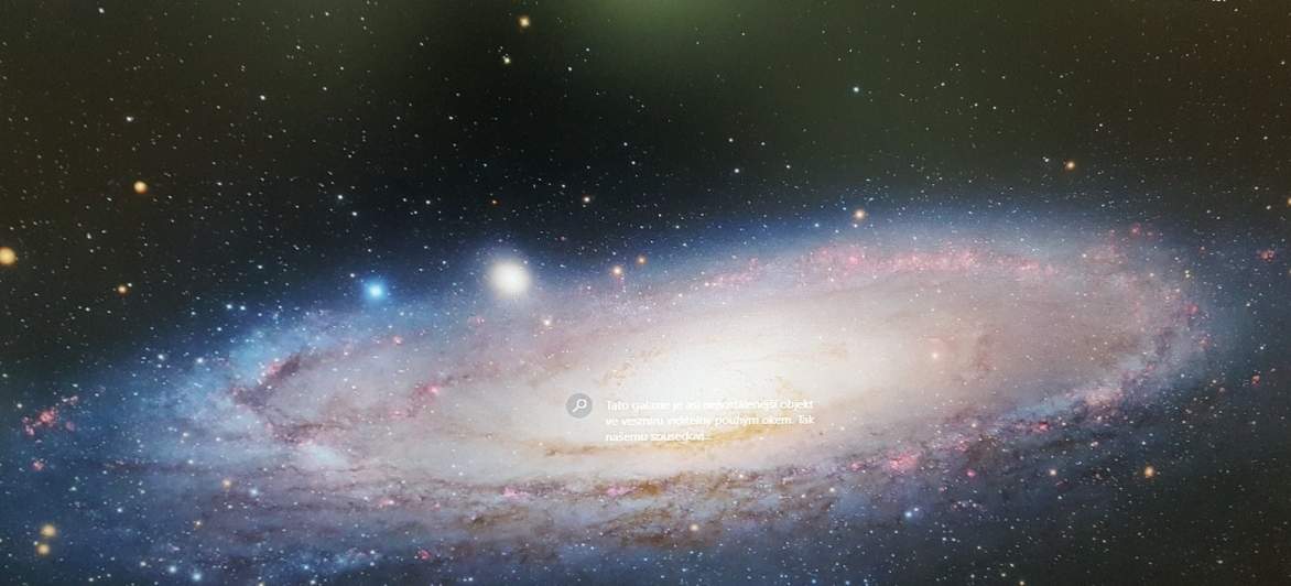 Solve Galaxie Andromedy / Andromeda Galaxy jigsaw puzzle online with 10 ...