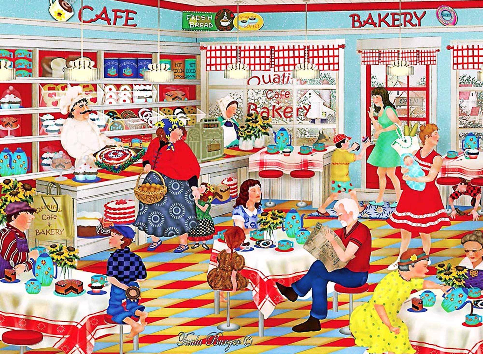 Solve Quality Café and Bakery jigsaw puzzle online with 352 pieces