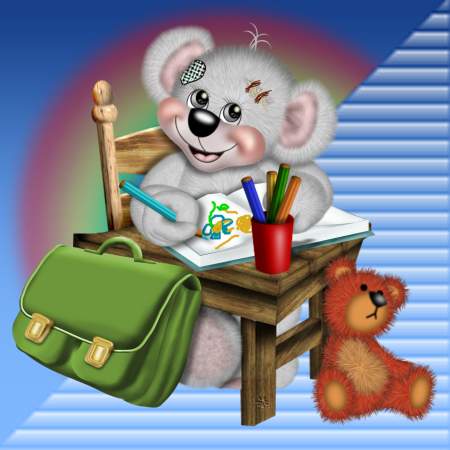 Solve Creddy Bears Children 60 jigsaw puzzle online with 25 pieces