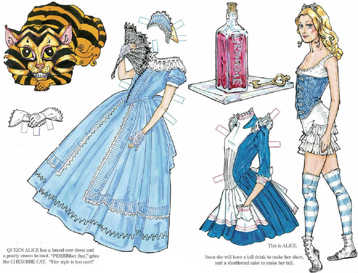 Solve Paper Doll ~ Alice ~~ Steampunk jigsaw puzzle online with 80 pieces