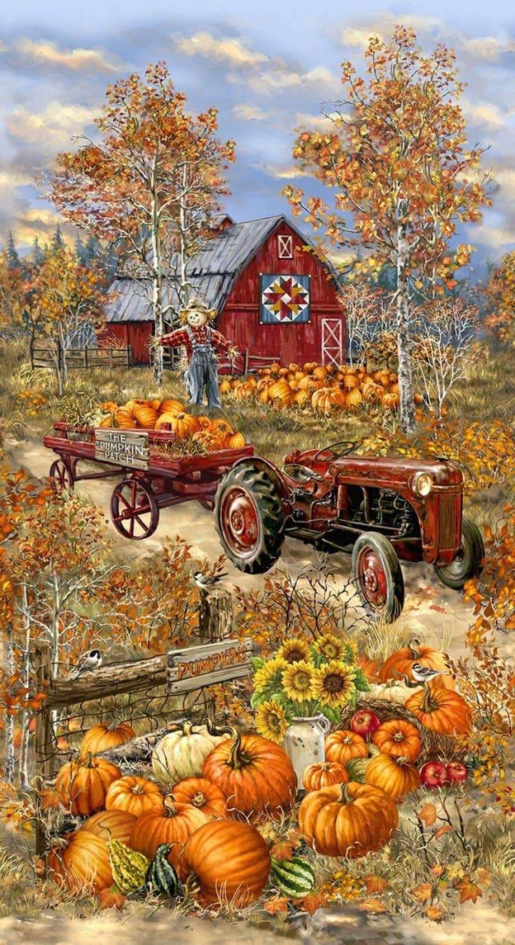 Solve The Pumpkin Patch jigsaw puzzle online with 66 pieces