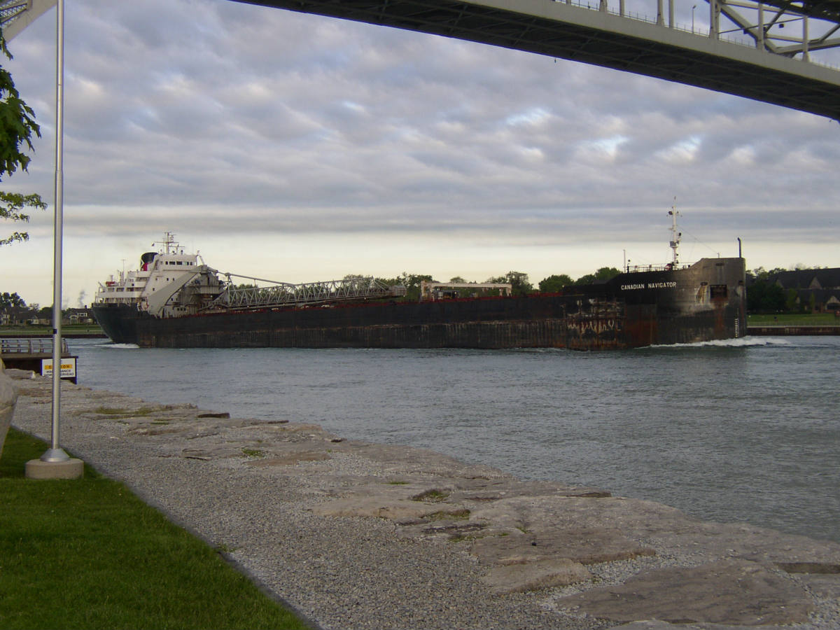 Solve Canadian Navigator, Great Lakes Freighter, at Sarnia, Ontario ...