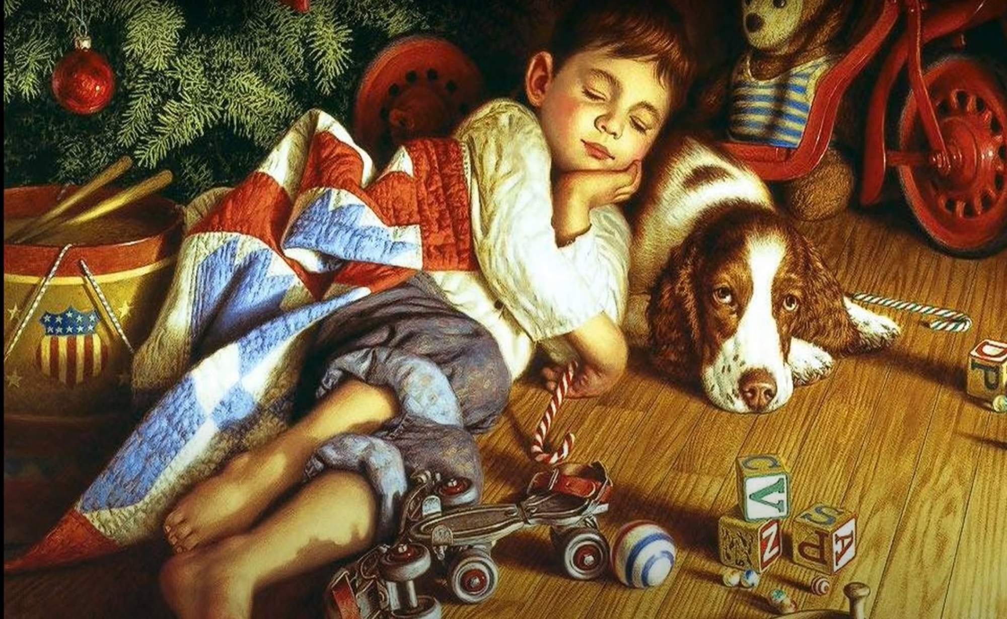 Solve Friends sleeping jigsaw puzzle online with 360 pieces