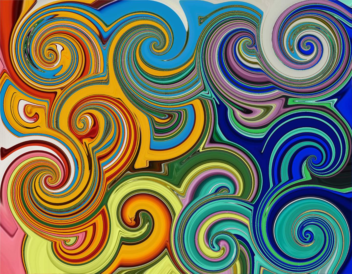 Solve Swirls jigsaw puzzle online with 99 pieces