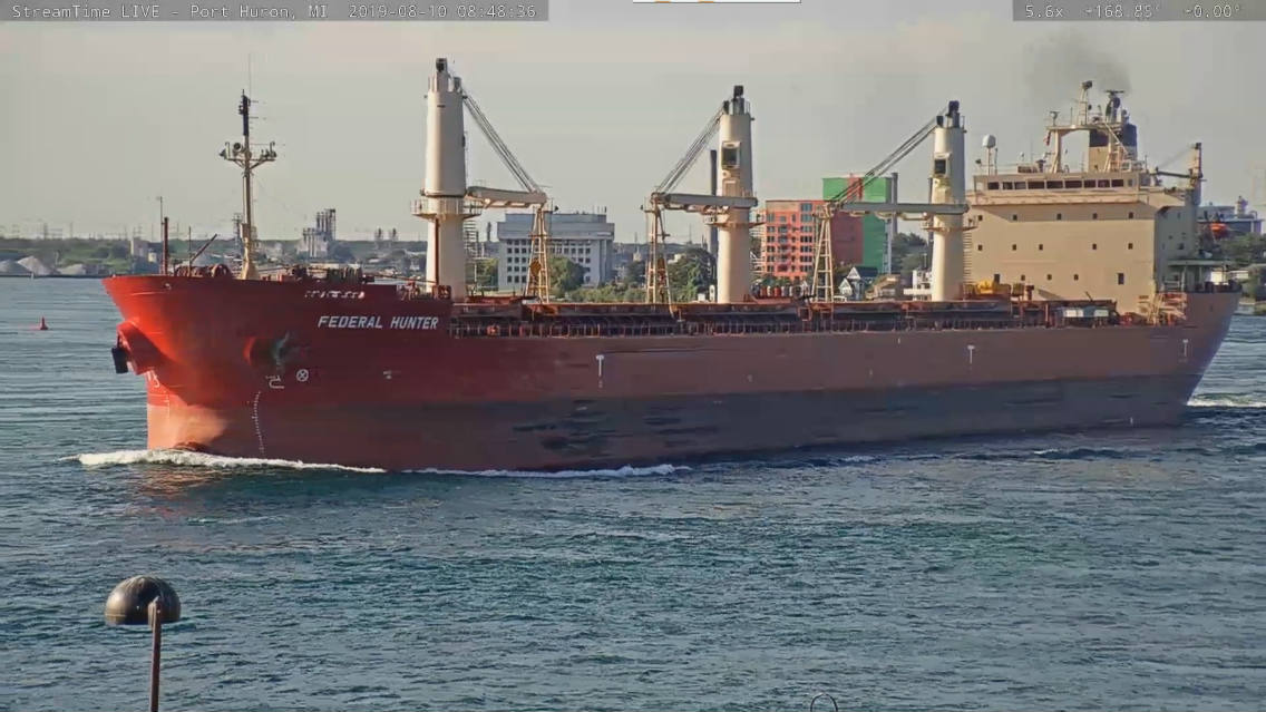 Solve Federal Hunter - Ocean-Going Freighter - Port Huron, MI (2019-08 ...