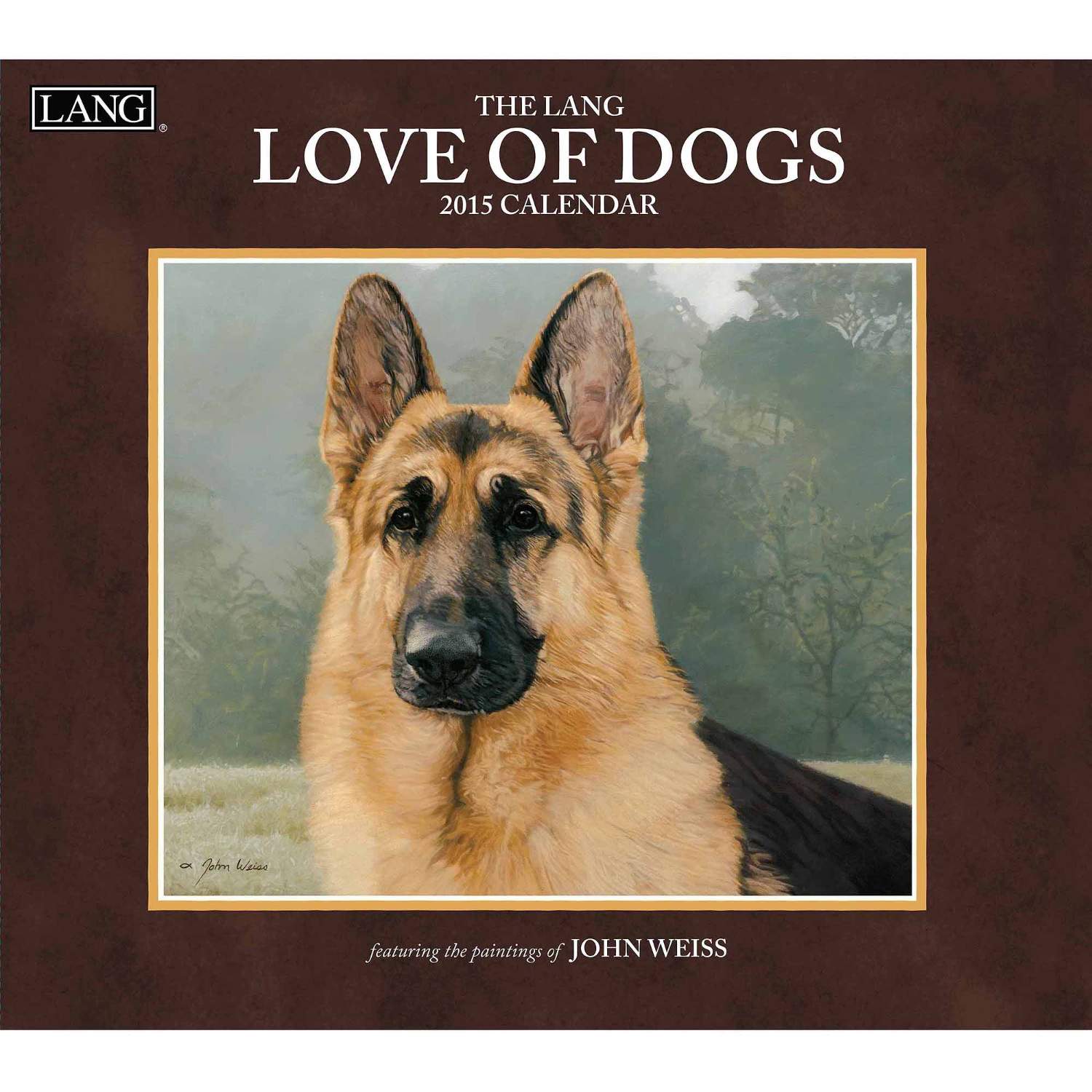 Solve LANG 2015 Wall Calendar LOVE OF DOGS jigsaw puzzle online with ...