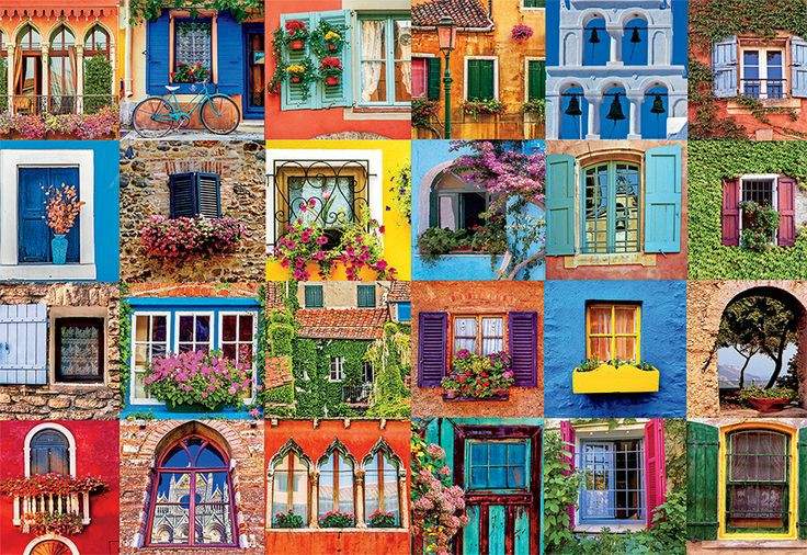 Solve WINDOWS OF THE WORLD jigsaw puzzle online with 88 pieces