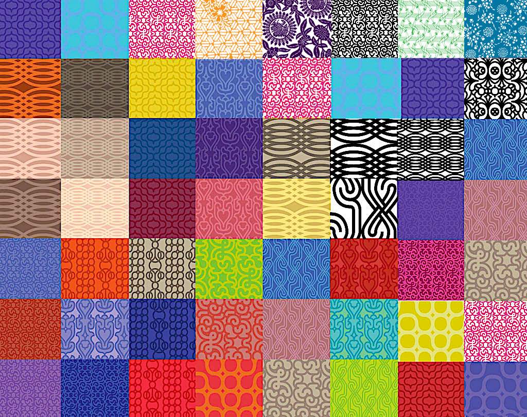 Solve Print Pattern Swatches jigsaw puzzle online with 120 pieces