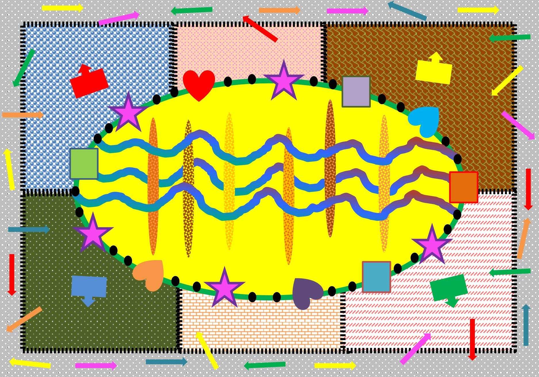 Solve Oval jigsaw puzzle online with 176 pieces