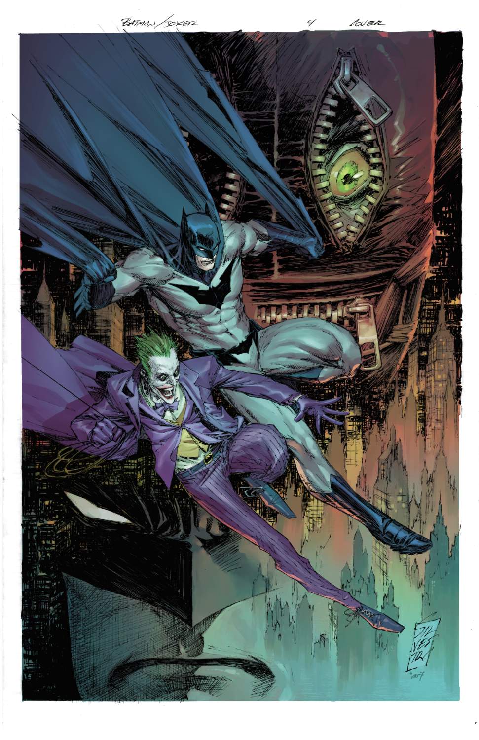 Solve BATMAN AND JOKER--THE DEADLY DUO jigsaw puzzle online with 260 pieces