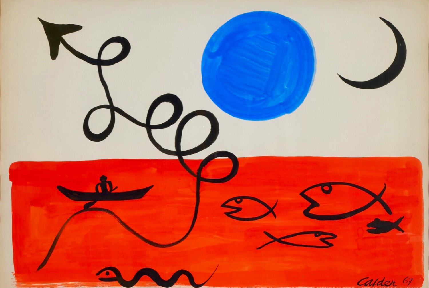 Solve The Rowboat, 1967, Alexander Calder 1898-1976) jigsaw puzzle ...