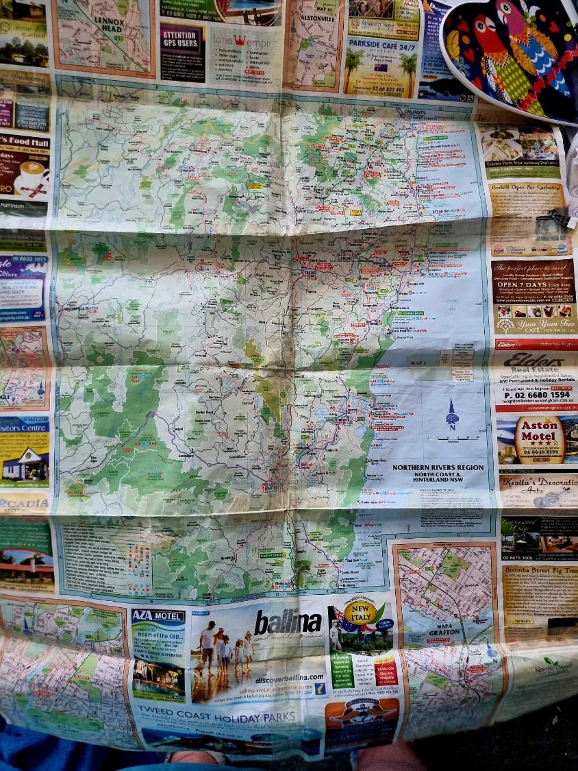 Solve Map of the Northern Rivers jigsaw puzzle online with 30 pieces