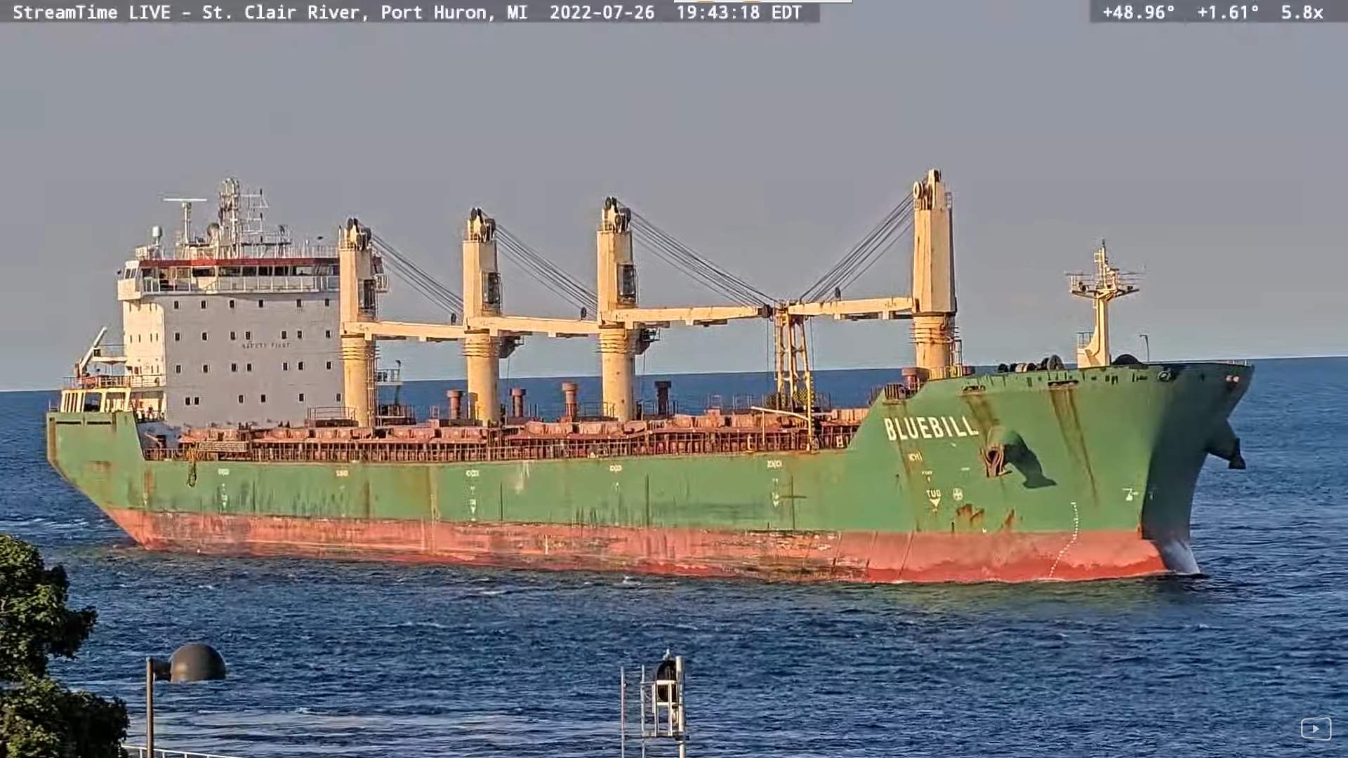 Solve Bluebill - Ocean-Going Freighter - Port Huron, MI (2022-07-26 ...