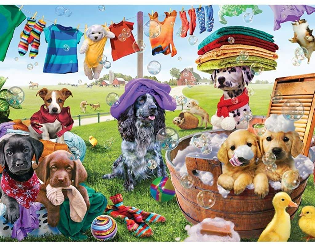 Solve Laundry #3 jigsaw puzzle online with 88 pieces