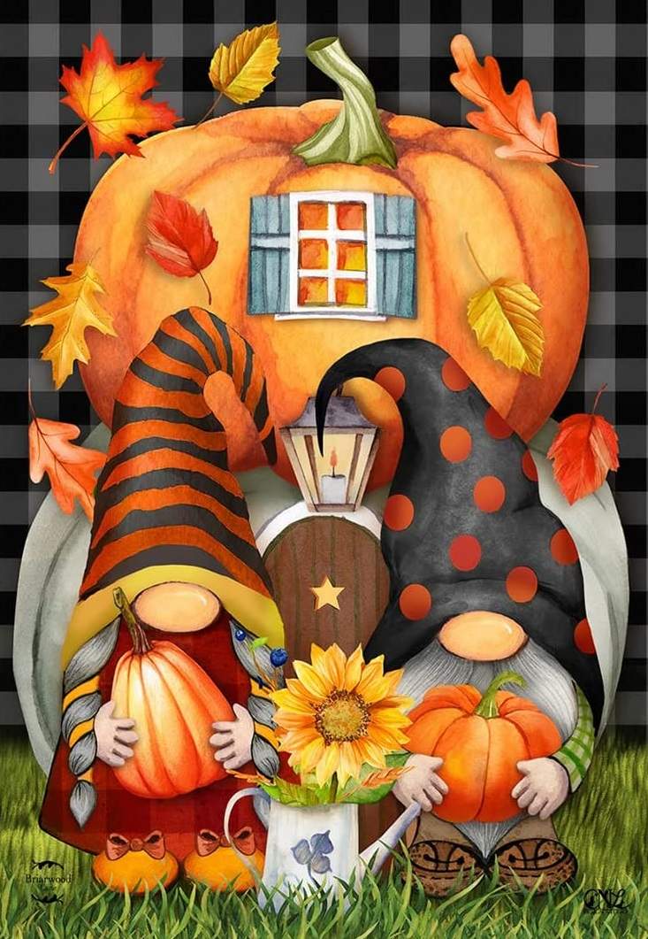 Solve Autumn Pumpkins jigsaw puzzle online with 88 pieces