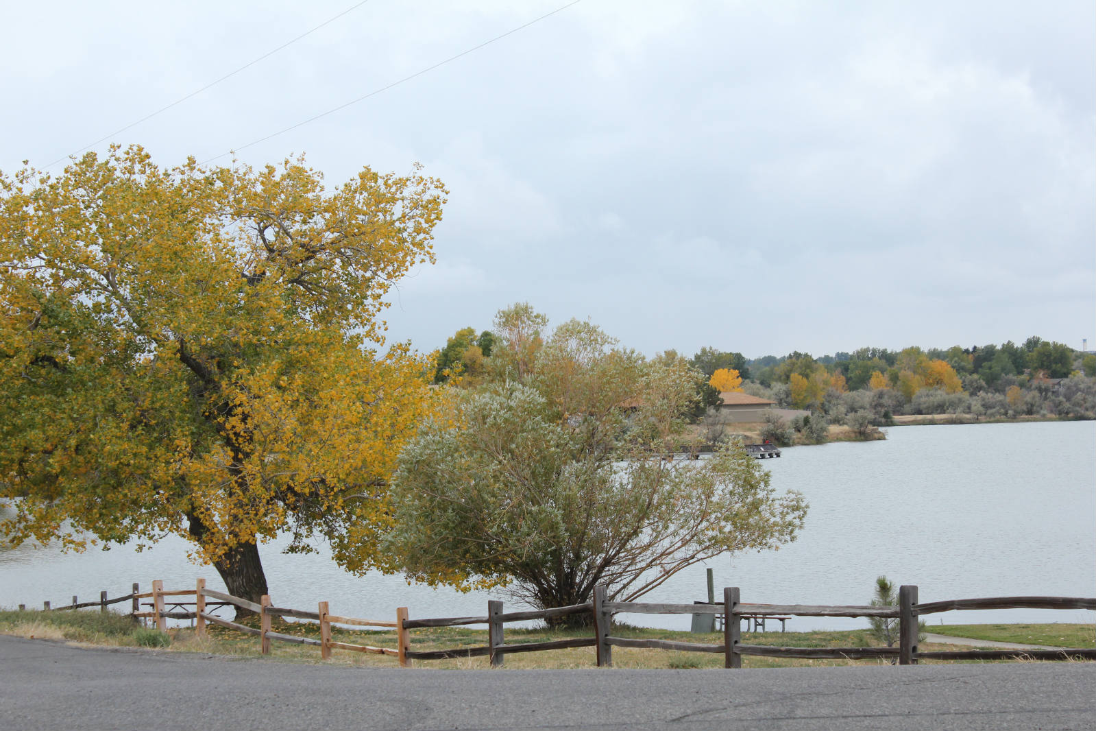 Solve Lake Elmo autumn scene jigsaw puzzle online with 176 pieces
