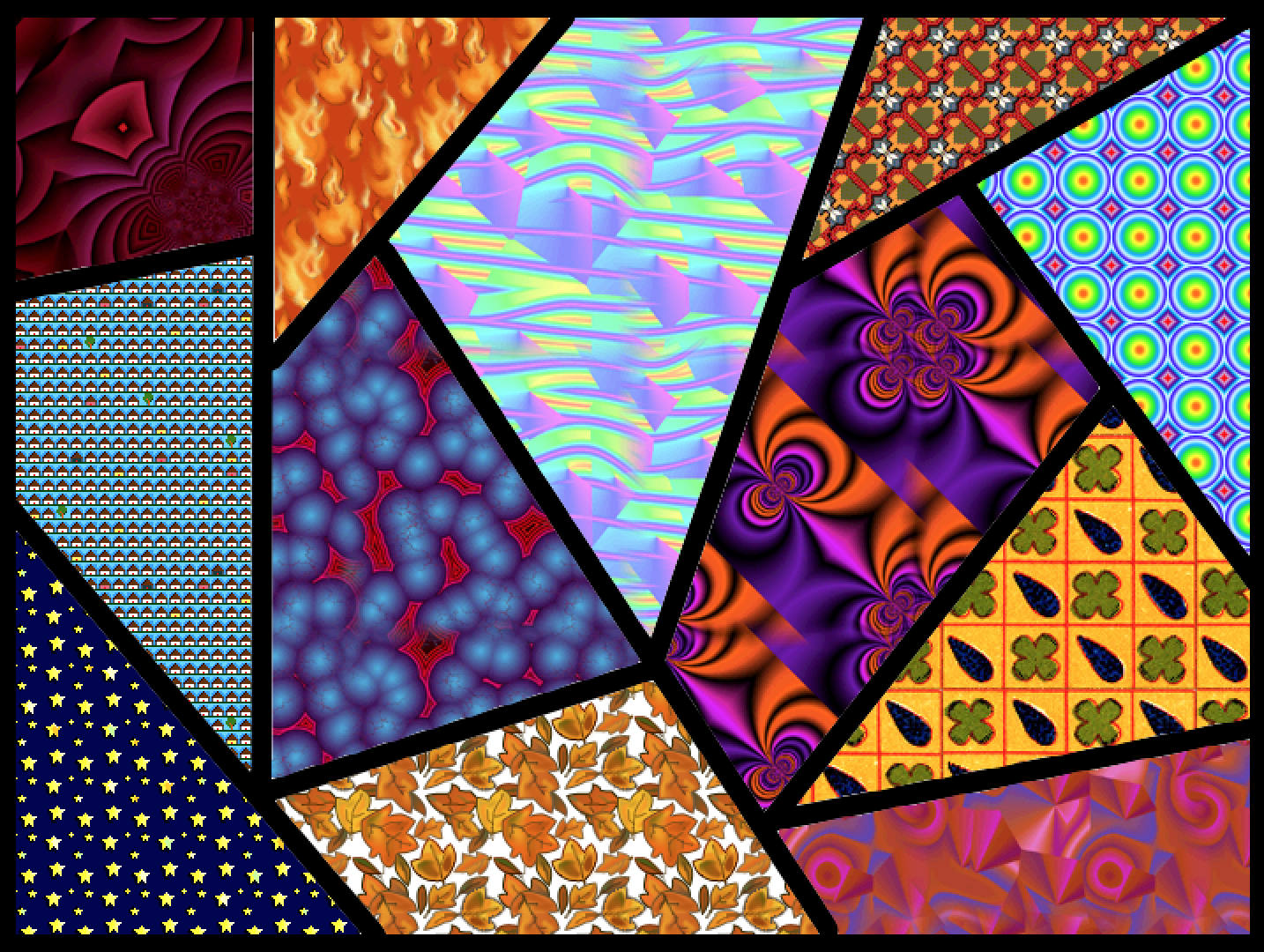 Solve Patterned patch jigsaw puzzle online with 221 pieces