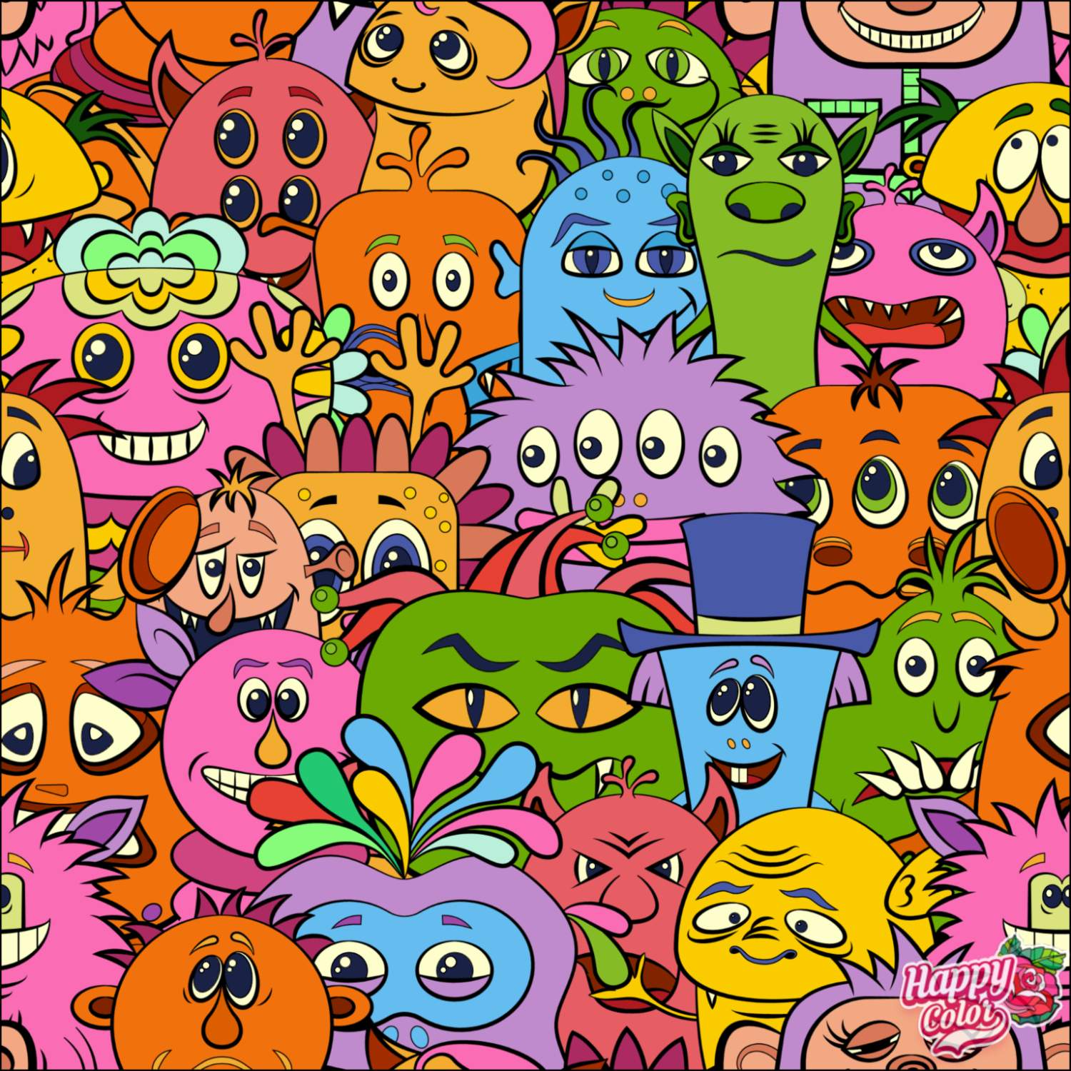 Solve Monsters jigsaw puzzle online with 144 pieces