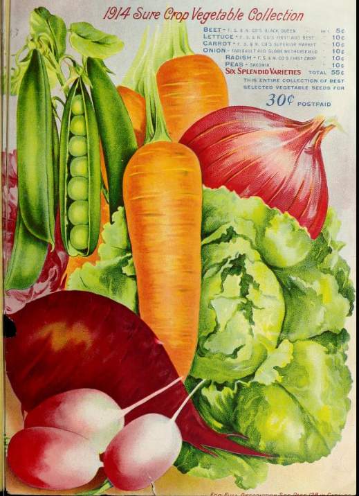 Jigsaw Puzzle | Vintage Seed Catalogs - 1914 Sure Crop Vegetable ...