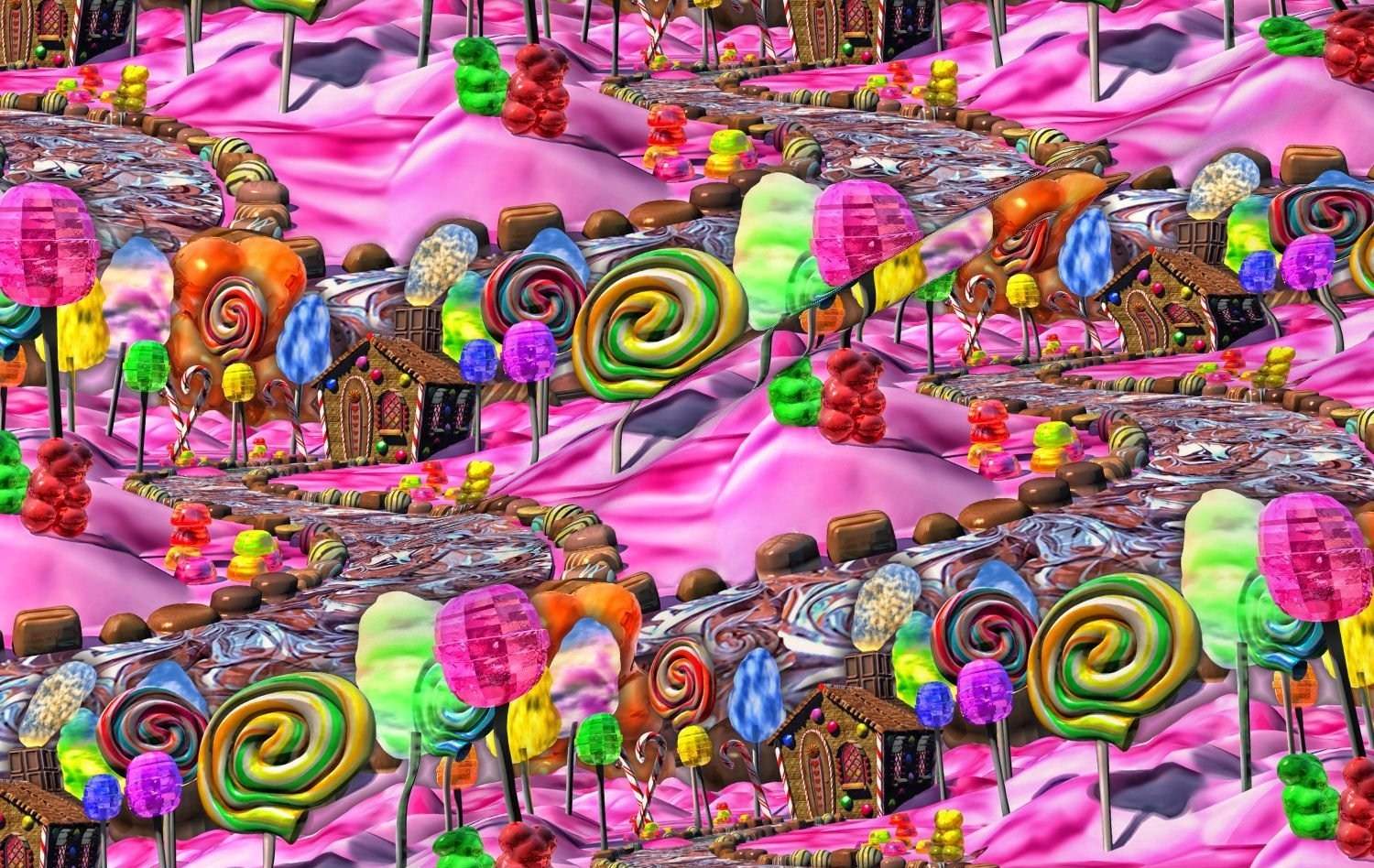 Solve Candyland jigsaw puzzle online with 400 pieces