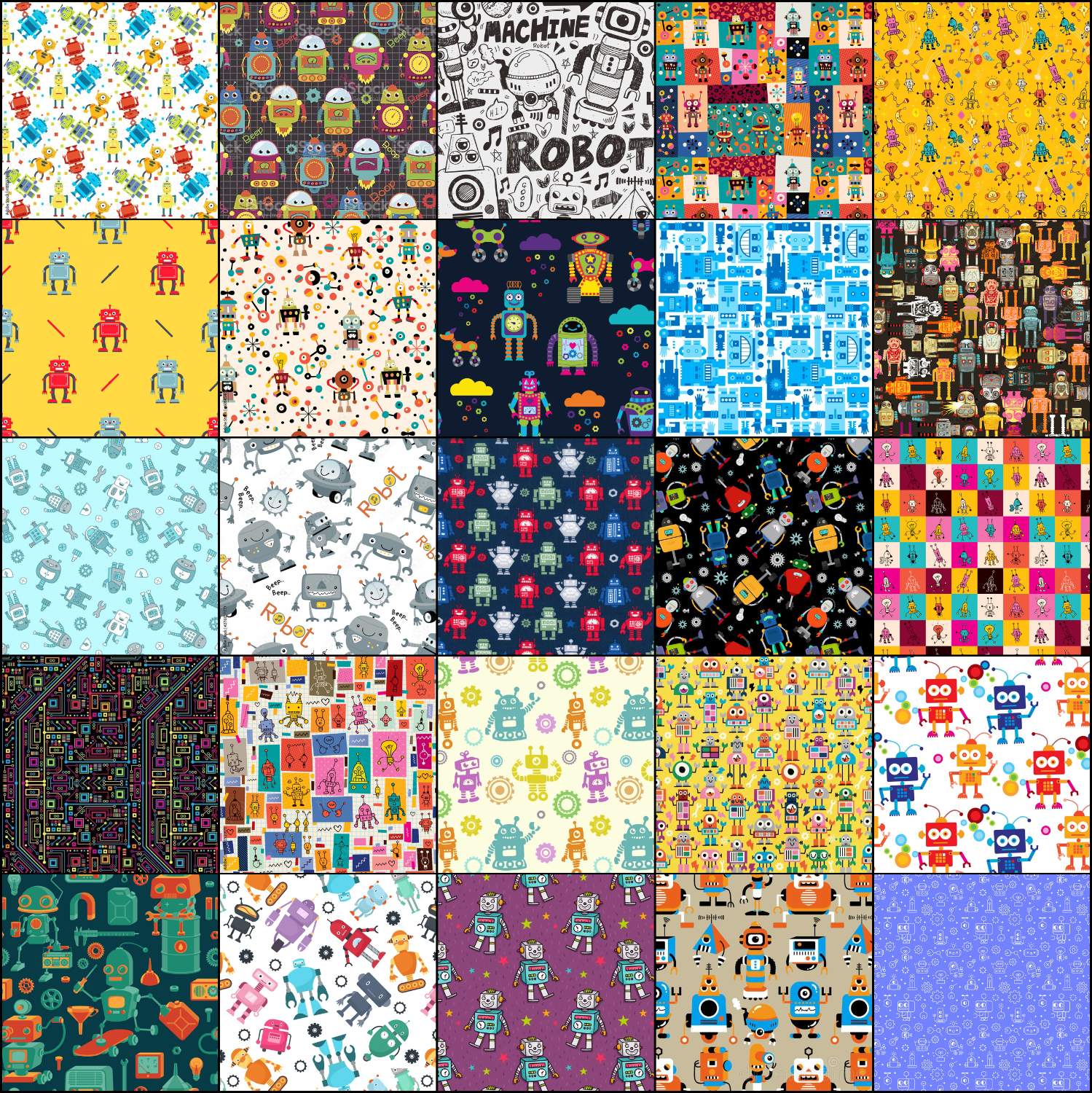 Solve Robots jigsaw puzzle online with 256 pieces