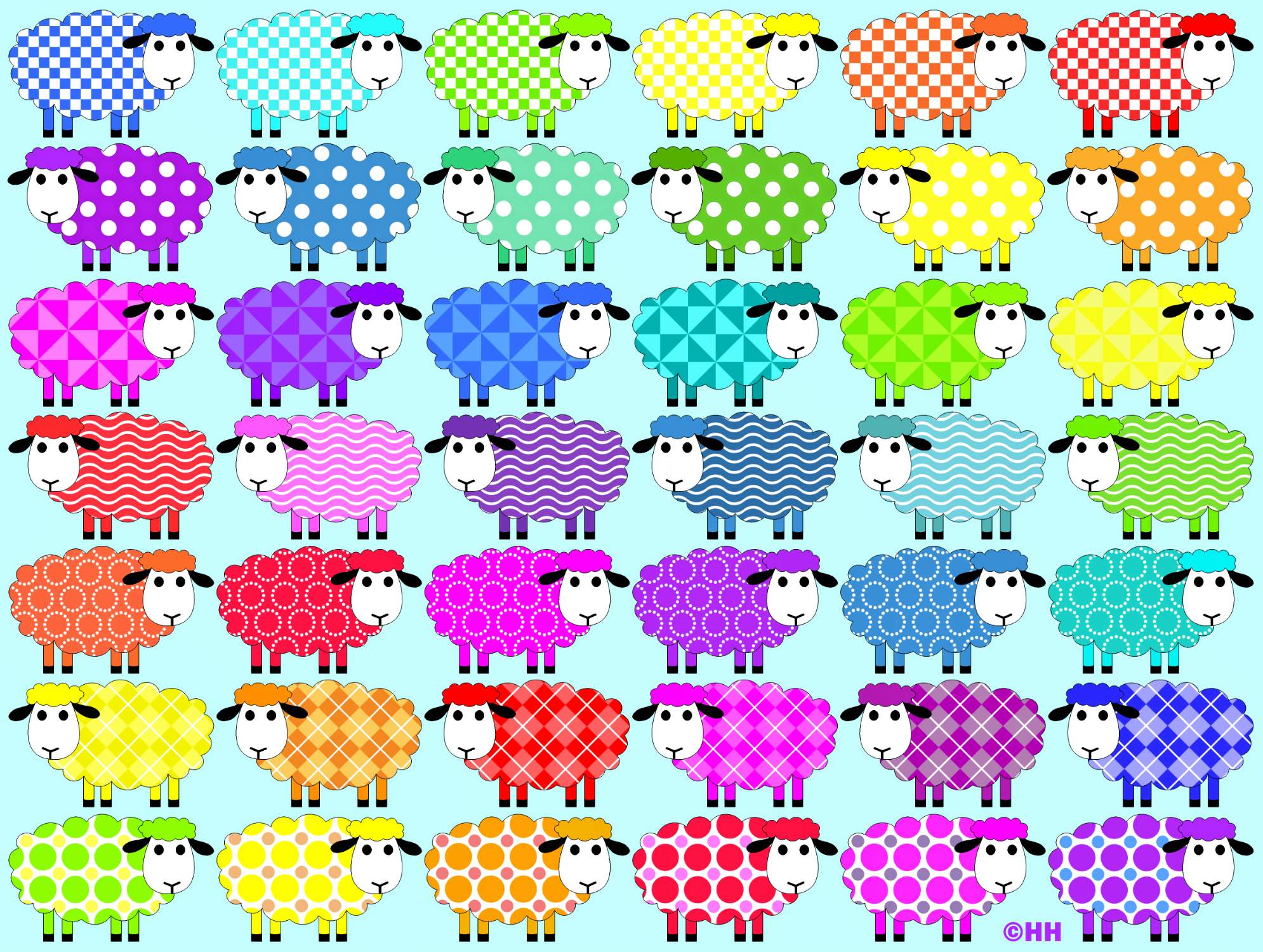Solve sheep jigsaw puzzle online with 300 pieces
