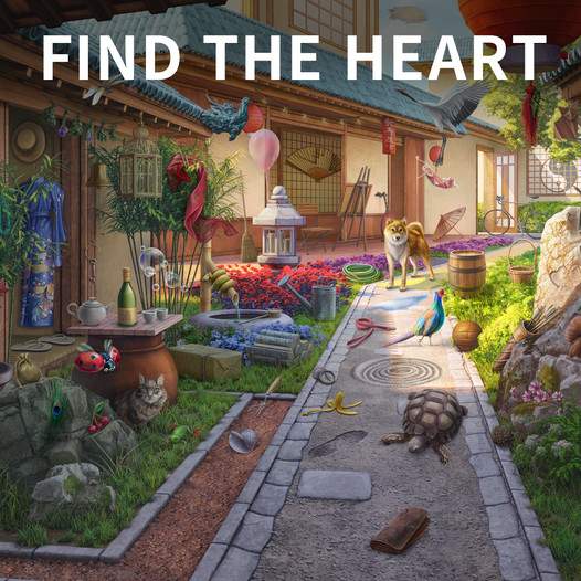 Solve Find the Heart jigsaw puzzle online with 36 pieces