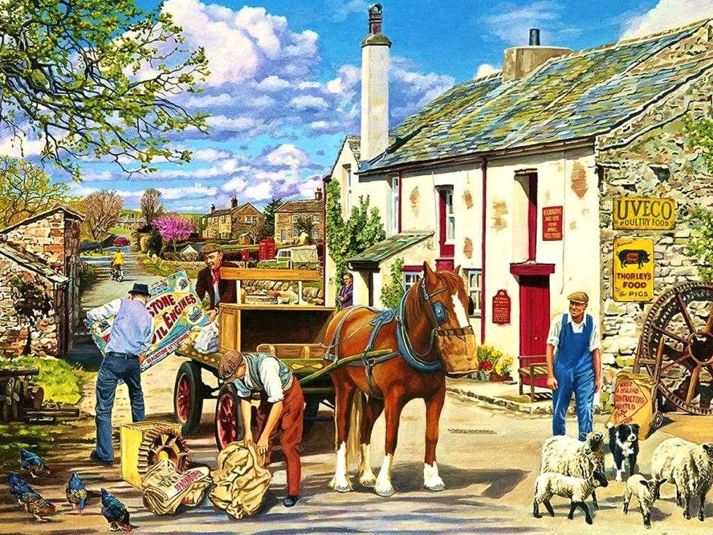 Solve Hard Day's Work jigsaw puzzle online with 165 pieces