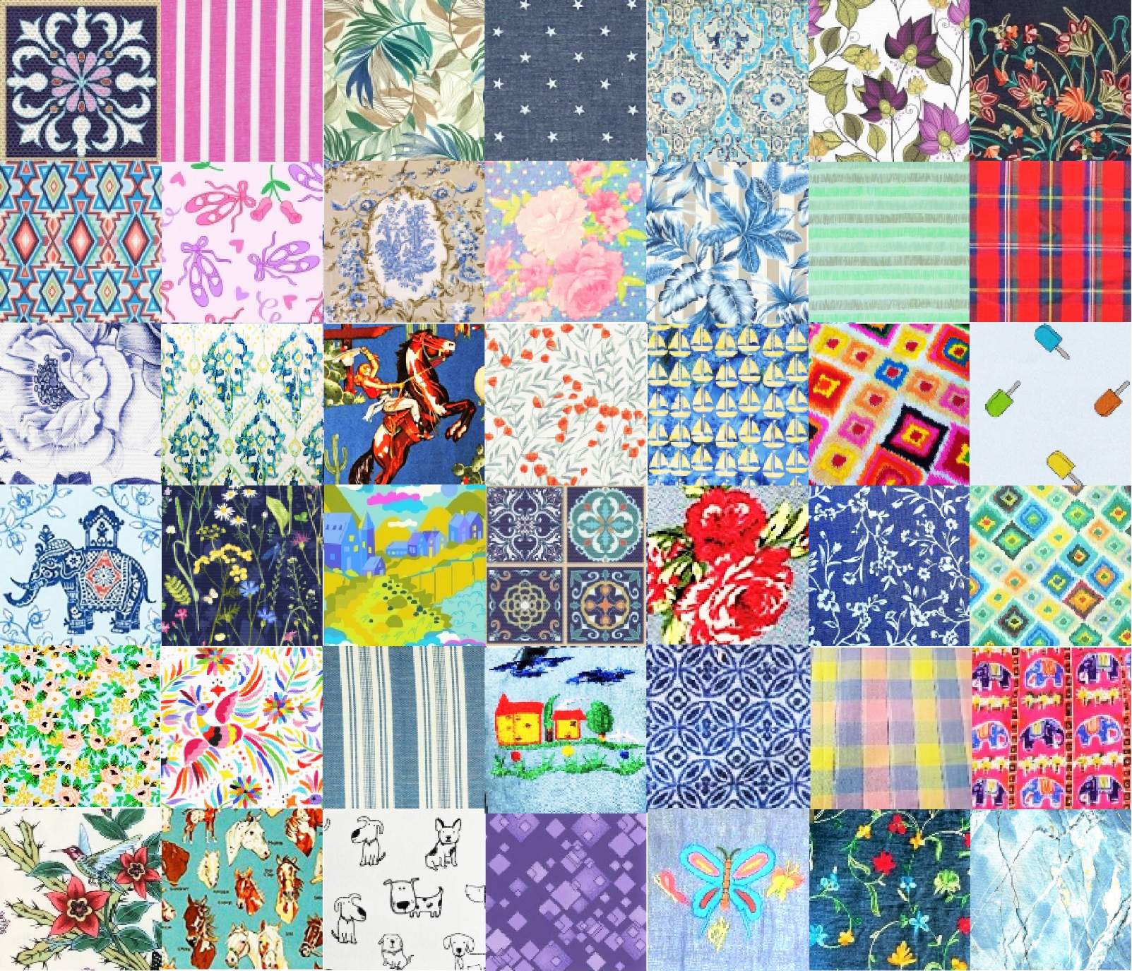 Solve PATCHWORK CHAMBRAY 3 jigsaw puzzle online with 143 pieces