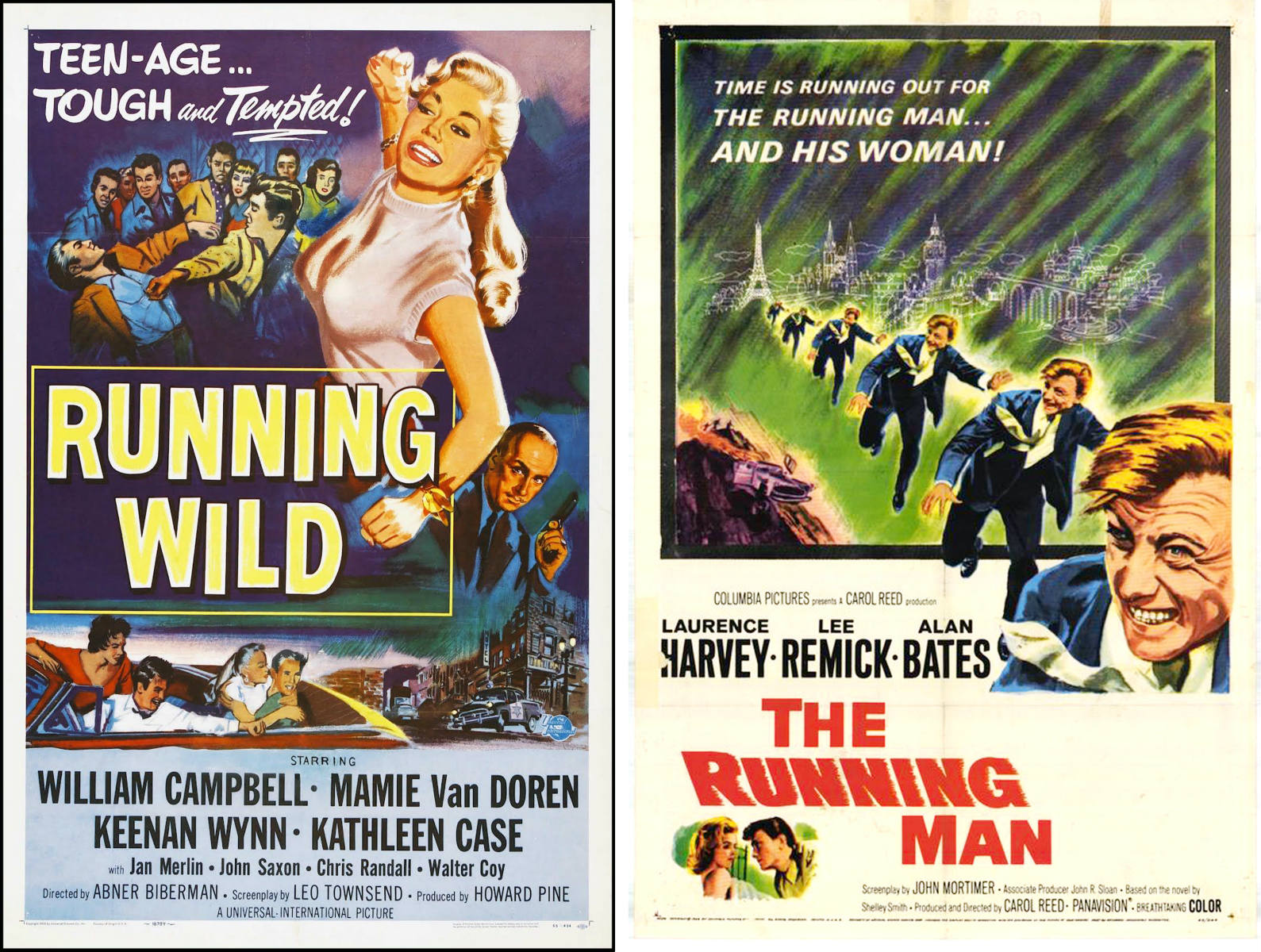 Solve Running Wild ~ 1955 and The Running Man ~ 1968 jigsaw puzzle ...