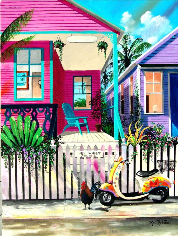 Solve key-west-colors-key-west-colors-key-west-house-colors jigsaw ...