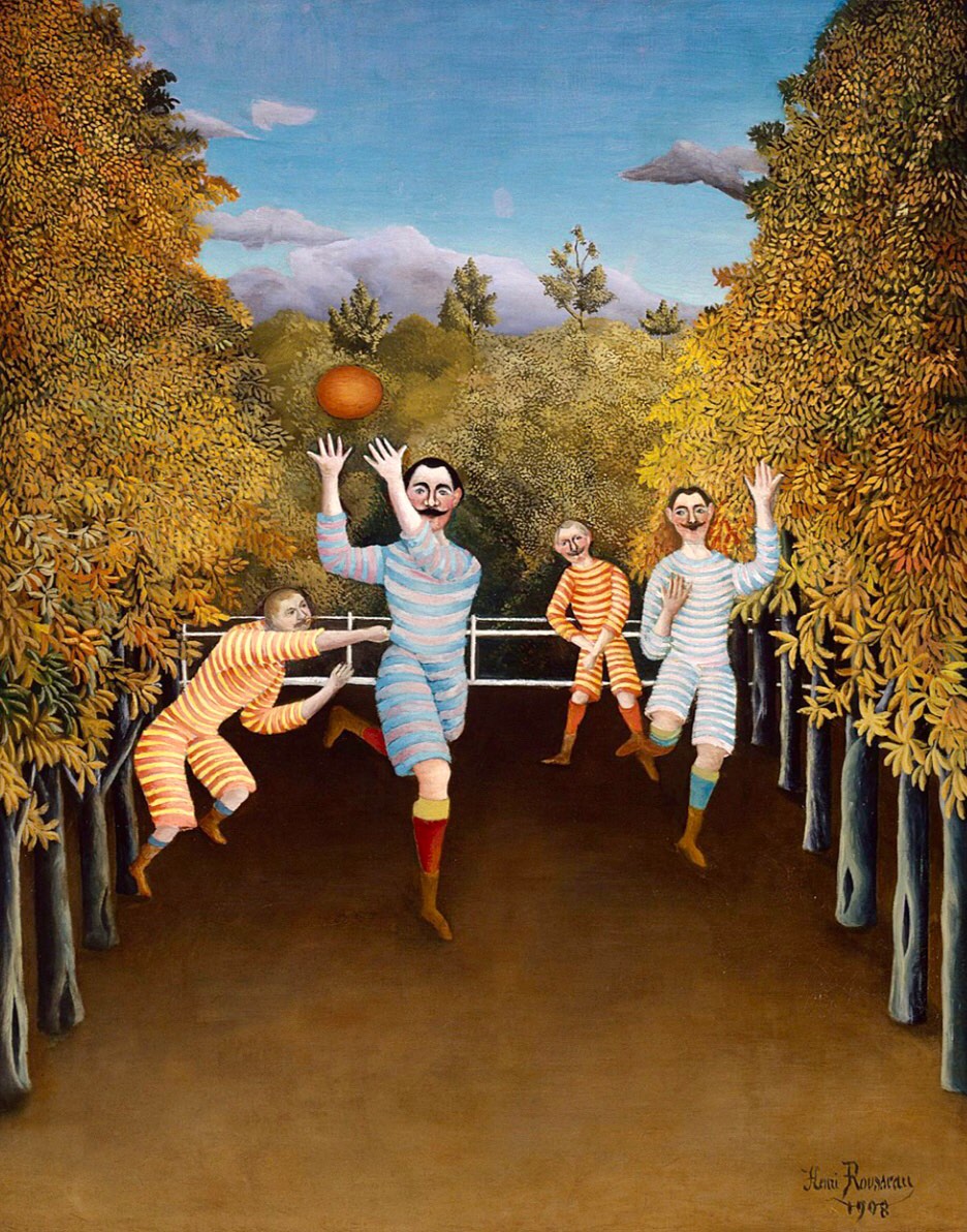 Solve The Football Players, 1908, Henri Rousseau (1844-1910) jigsaw ...