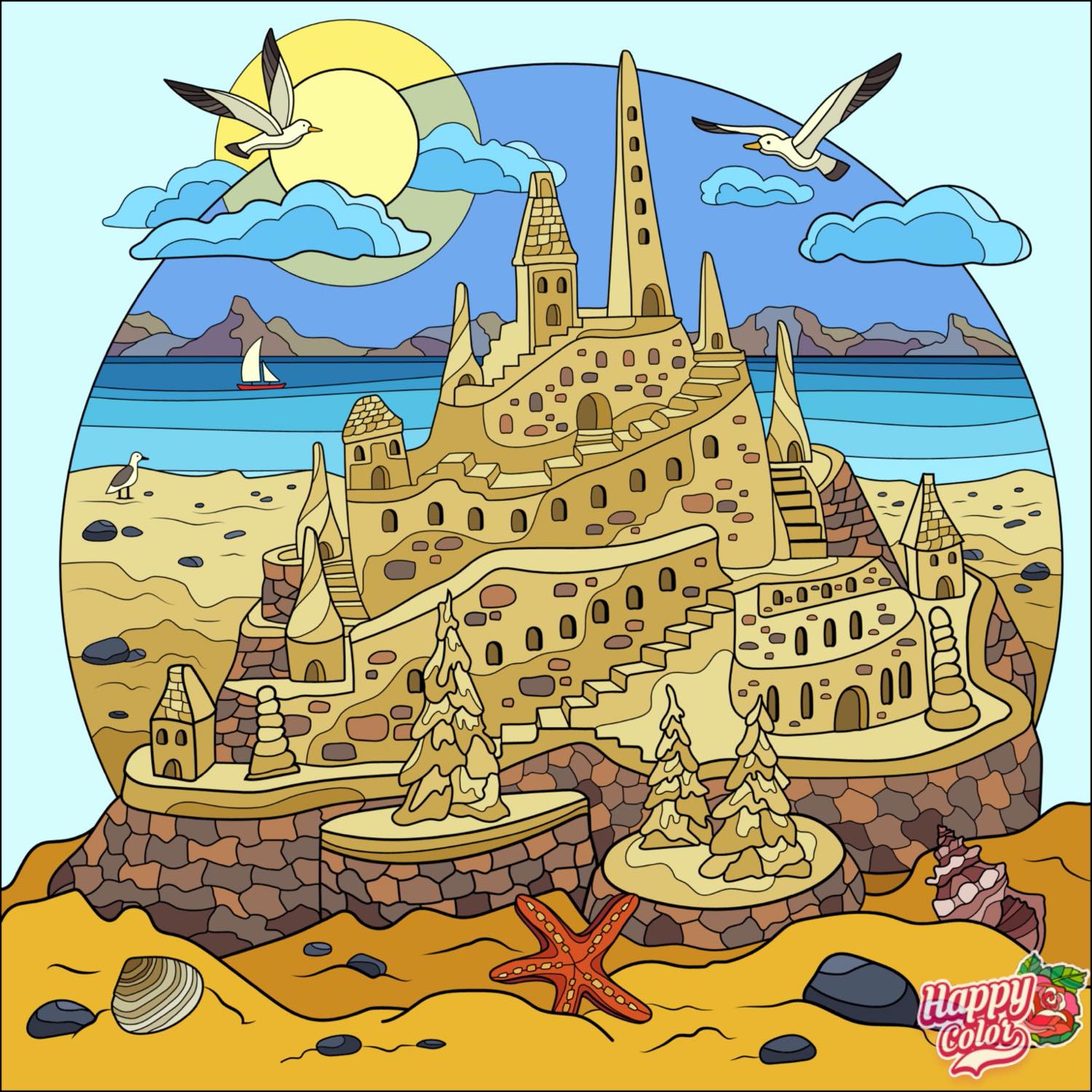 Solve Sand Castle-400 jigsaw puzzle online with 400 pieces
