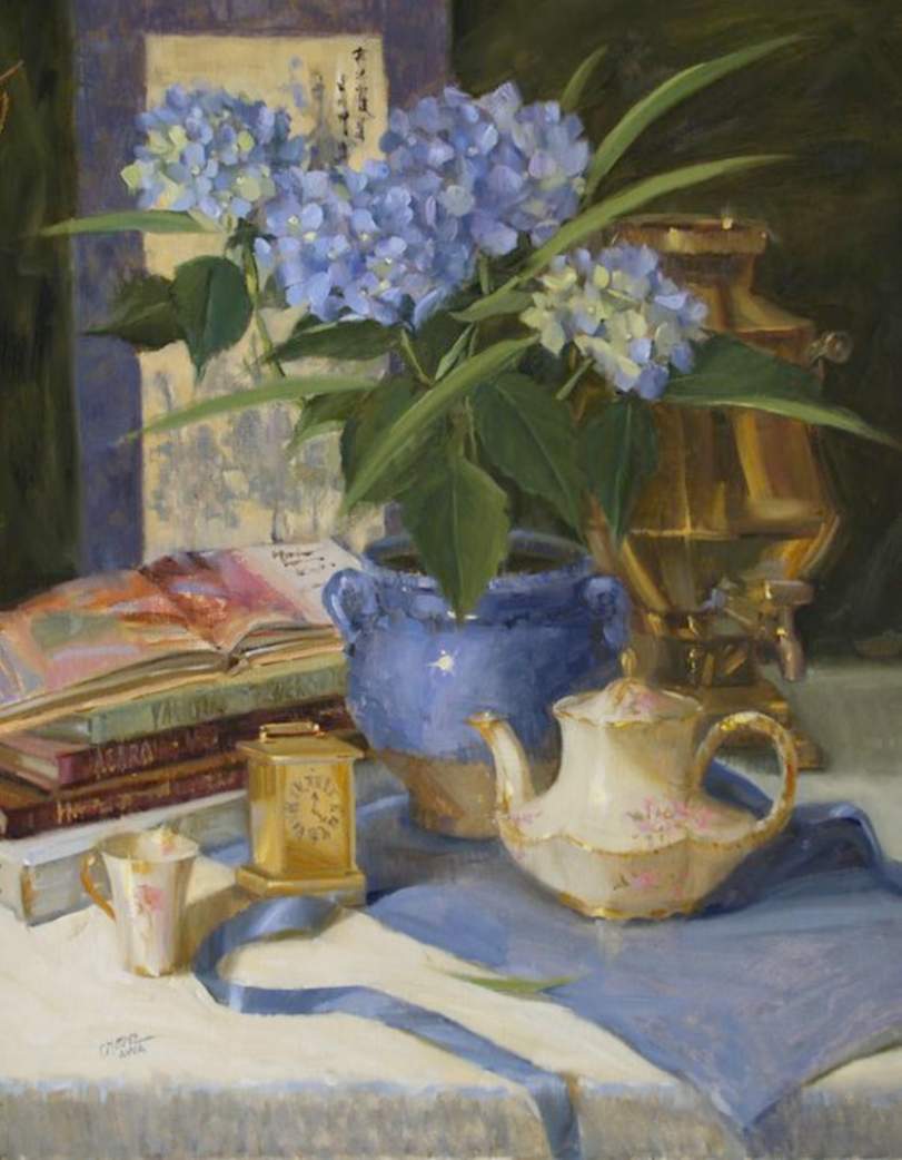 Solve Still Life ~ Judy Crowe (American - Current ) jigsaw puzzle ...