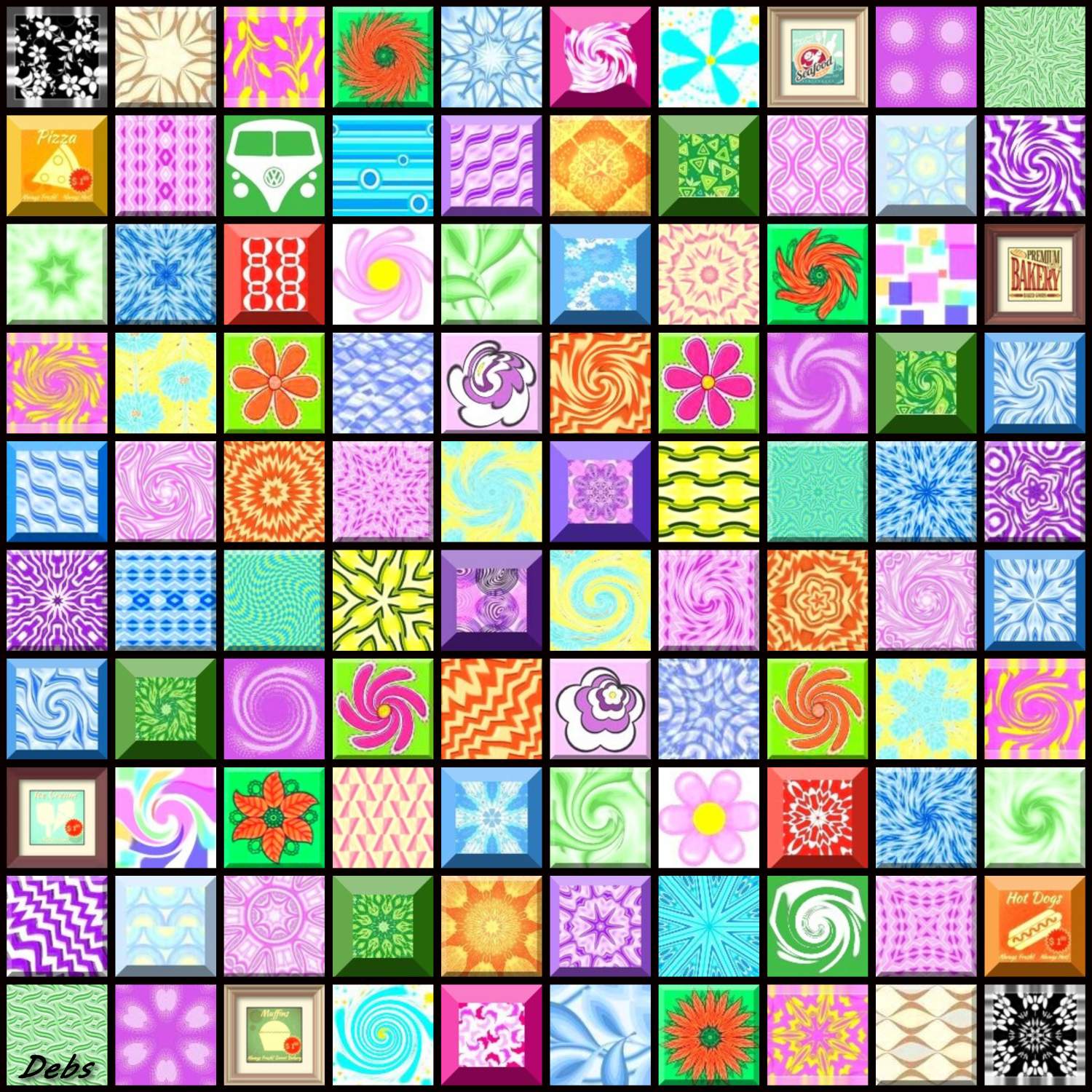 Solve Tuesday mix jigsaw puzzle online with 576 pieces