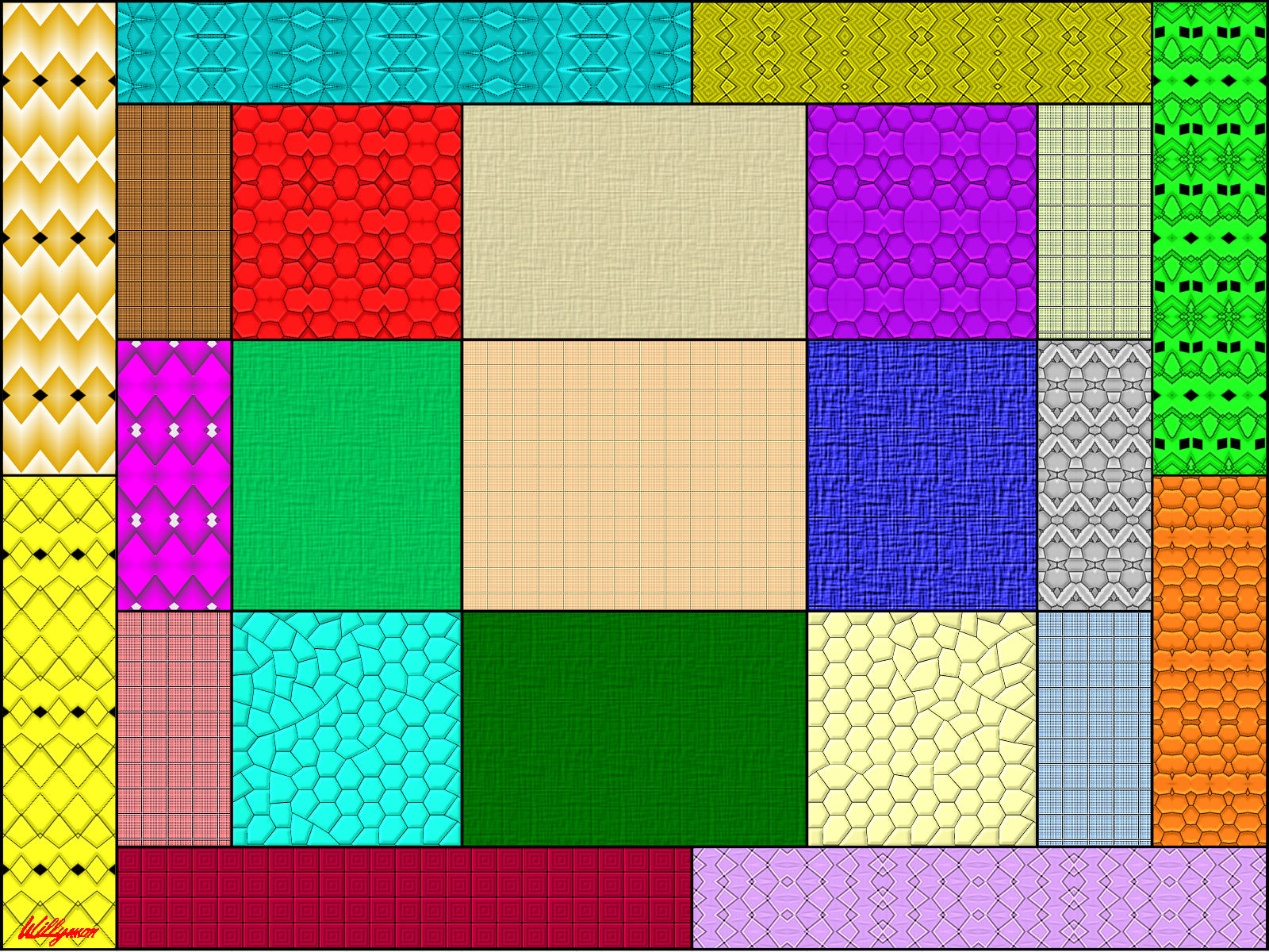 Solve textures and patterns jigsaw puzzle online with 252 pieces