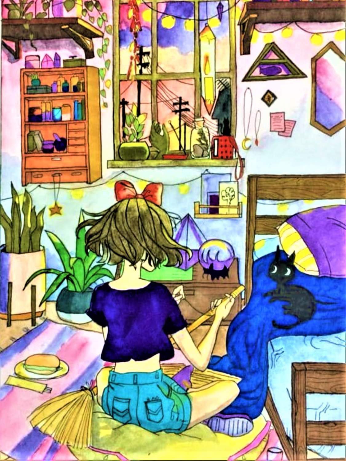 Solve Kiki's Room jigsaw puzzle online with 300 pieces