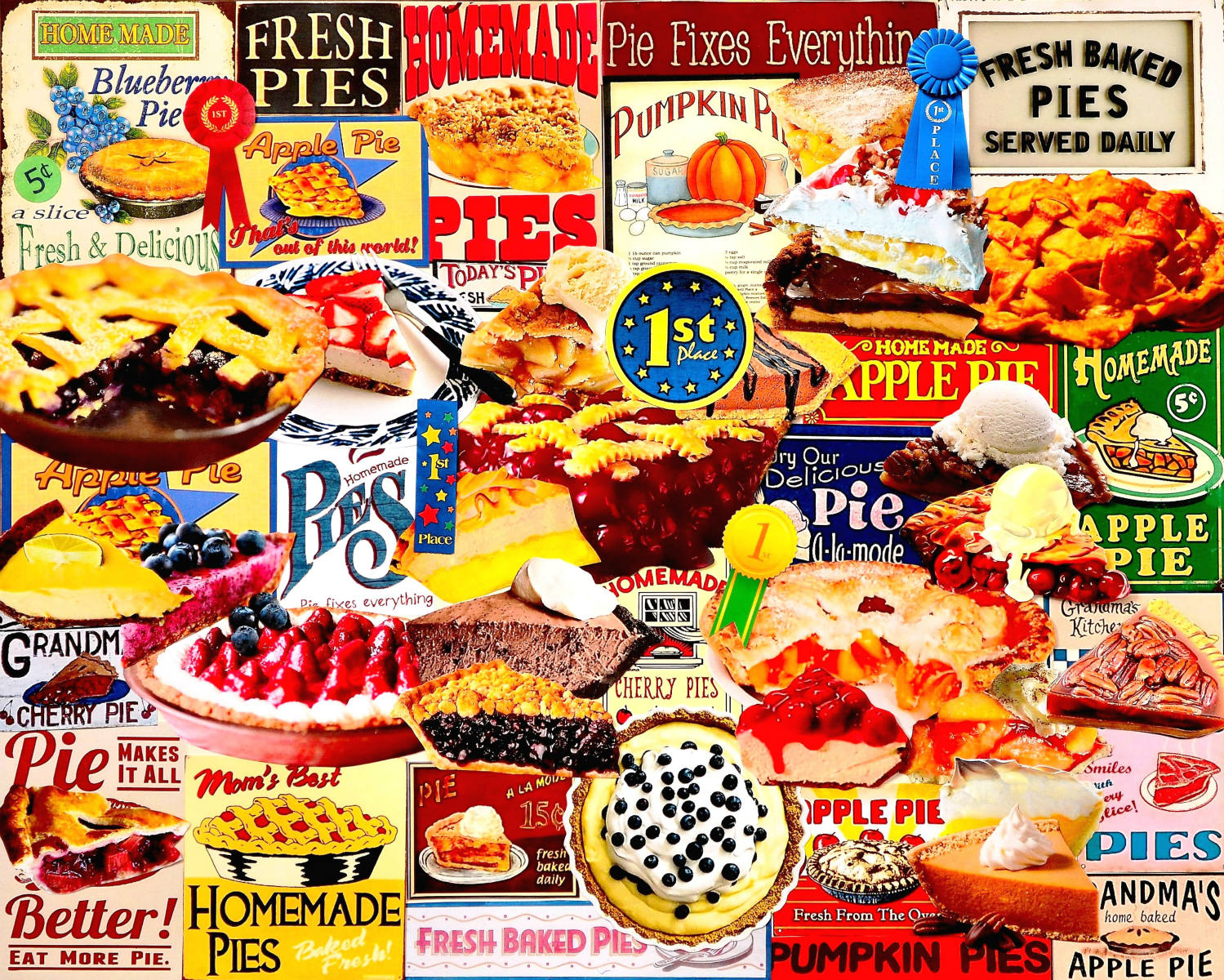 Solve pies jigsaw puzzle online with 500 pieces