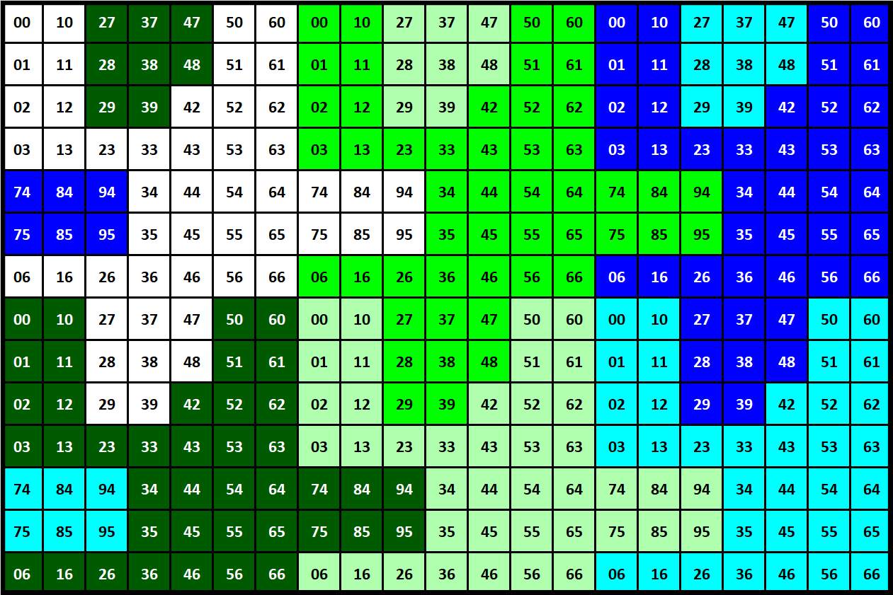 Solve Number 726 tessellation 294 jigsaw puzzle online with 294 pieces