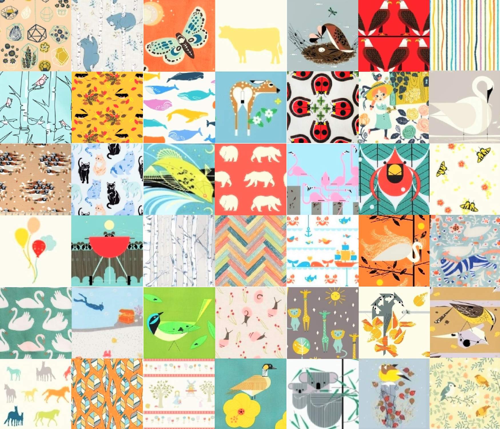 Solve PATCHWORK BIRCH ORGANIC 2 jigsaw puzzle online with 255 pieces