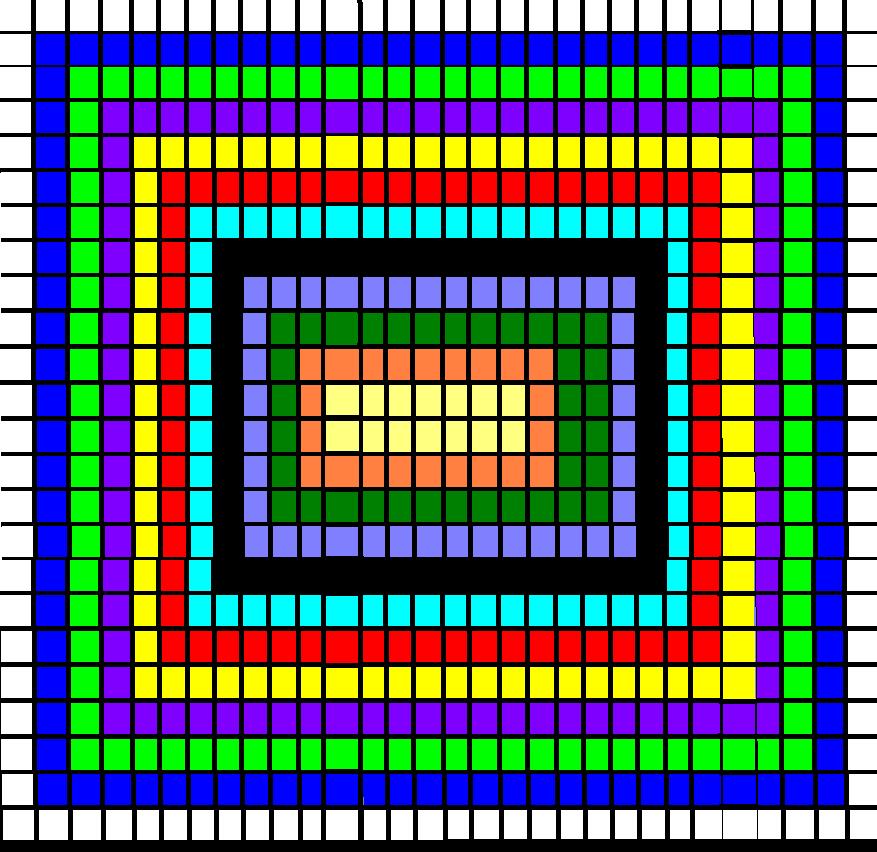 Solve squared blocks jigsaw puzzle online with 64 pieces