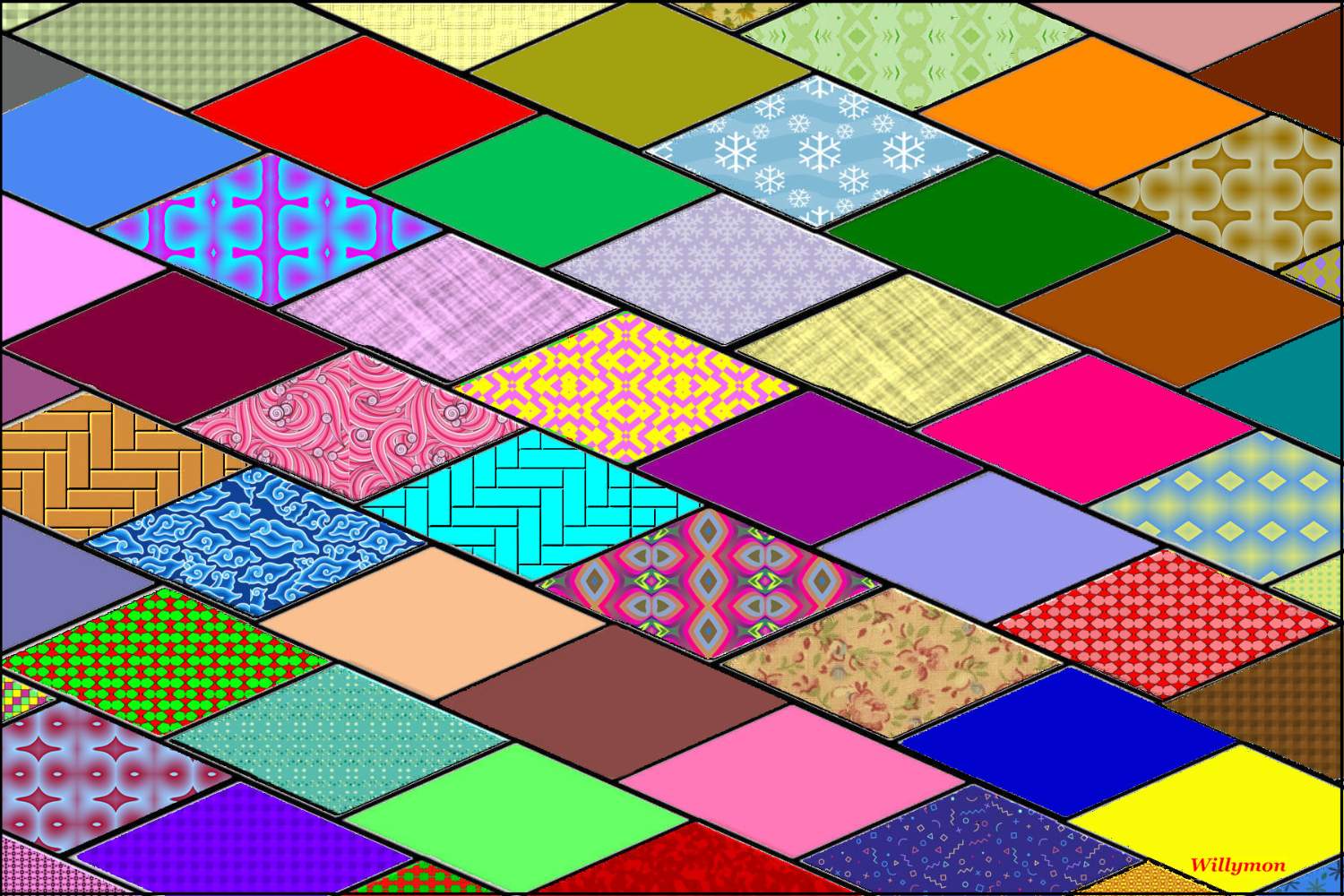 Solve diamonds jigsaw puzzle online with 77 pieces