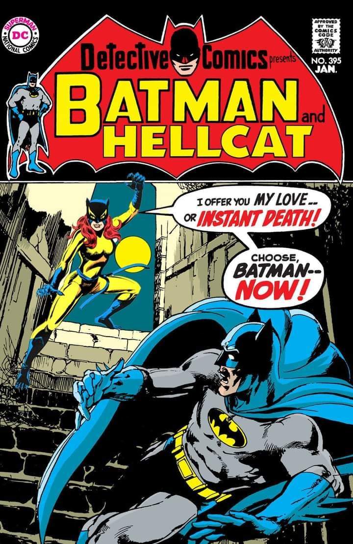 Solve Batman and Hellcat jigsaw puzzle online with 77 pieces