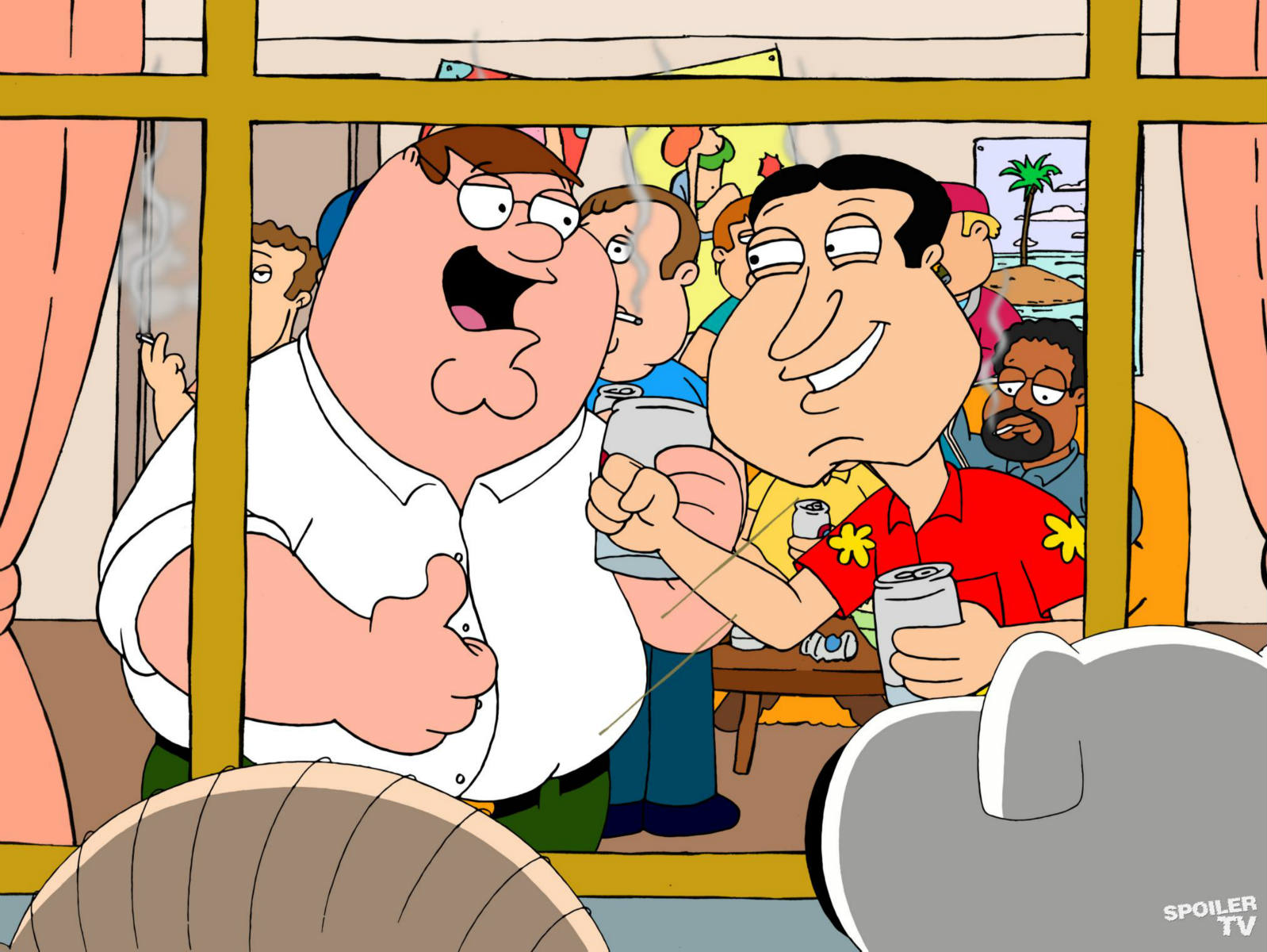Solve peter and quagmire jigsaw puzzle online with 540 pieces