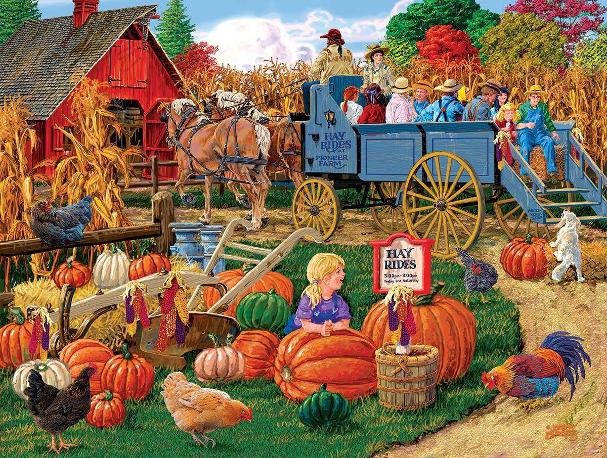 Solve Pumpkin Patch #3 jigsaw puzzle online with 88 pieces