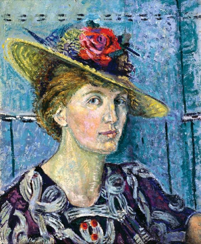 Solve 1940 Edith Holmes Autoportrait jigsaw puzzle online with 168 pieces