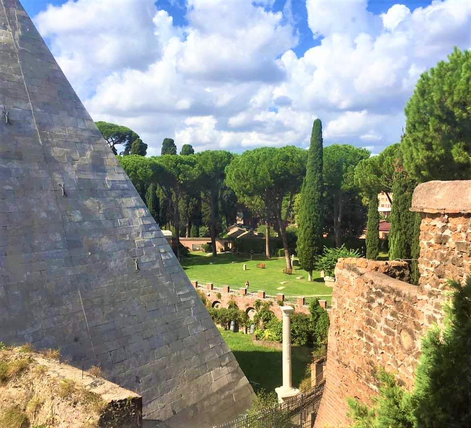 Solve Looking down into oldest part of Non Catholic Cemetery for ...