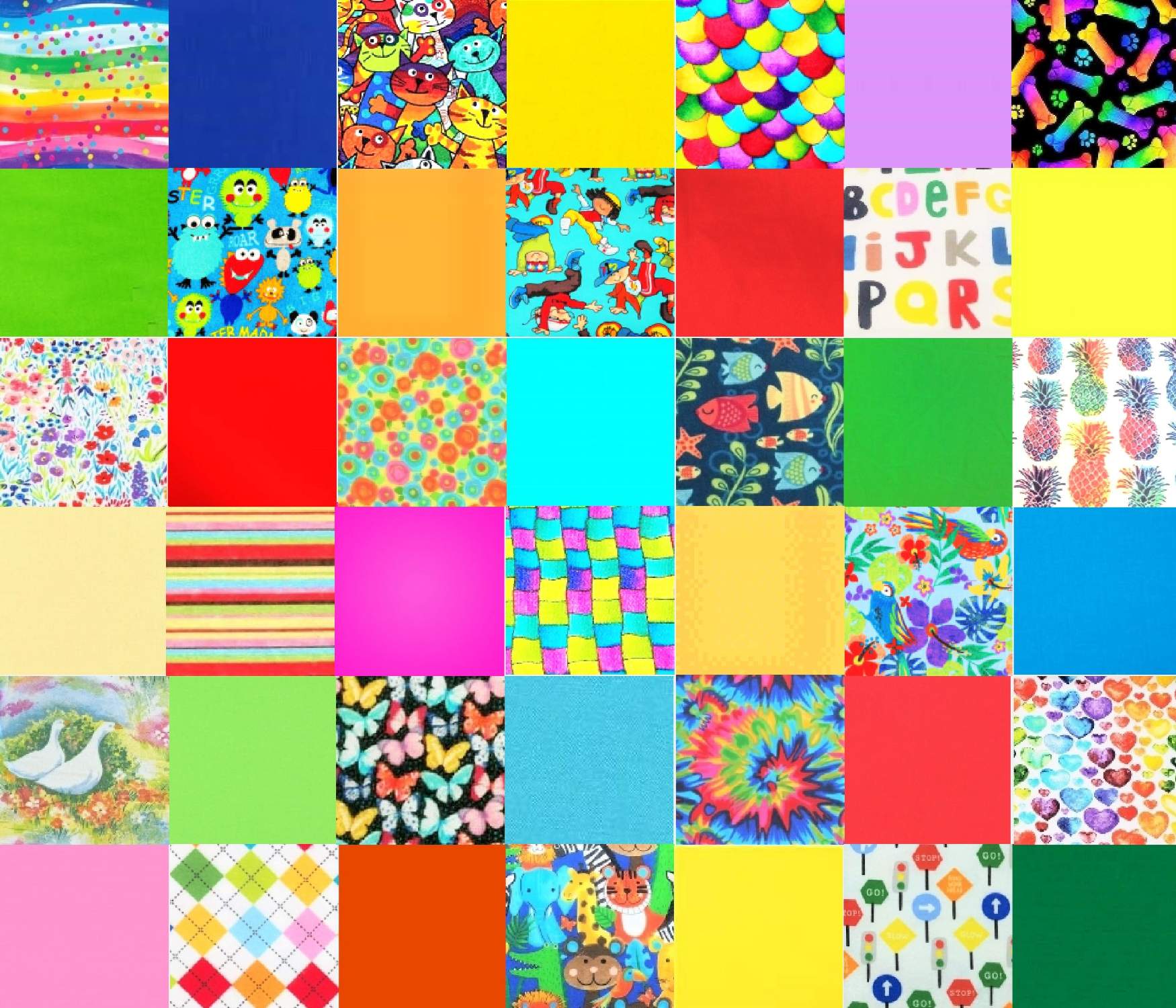 Solve PATCHWORK FLANNEL COLORBLOCK jigsaw puzzle online with 378 pieces